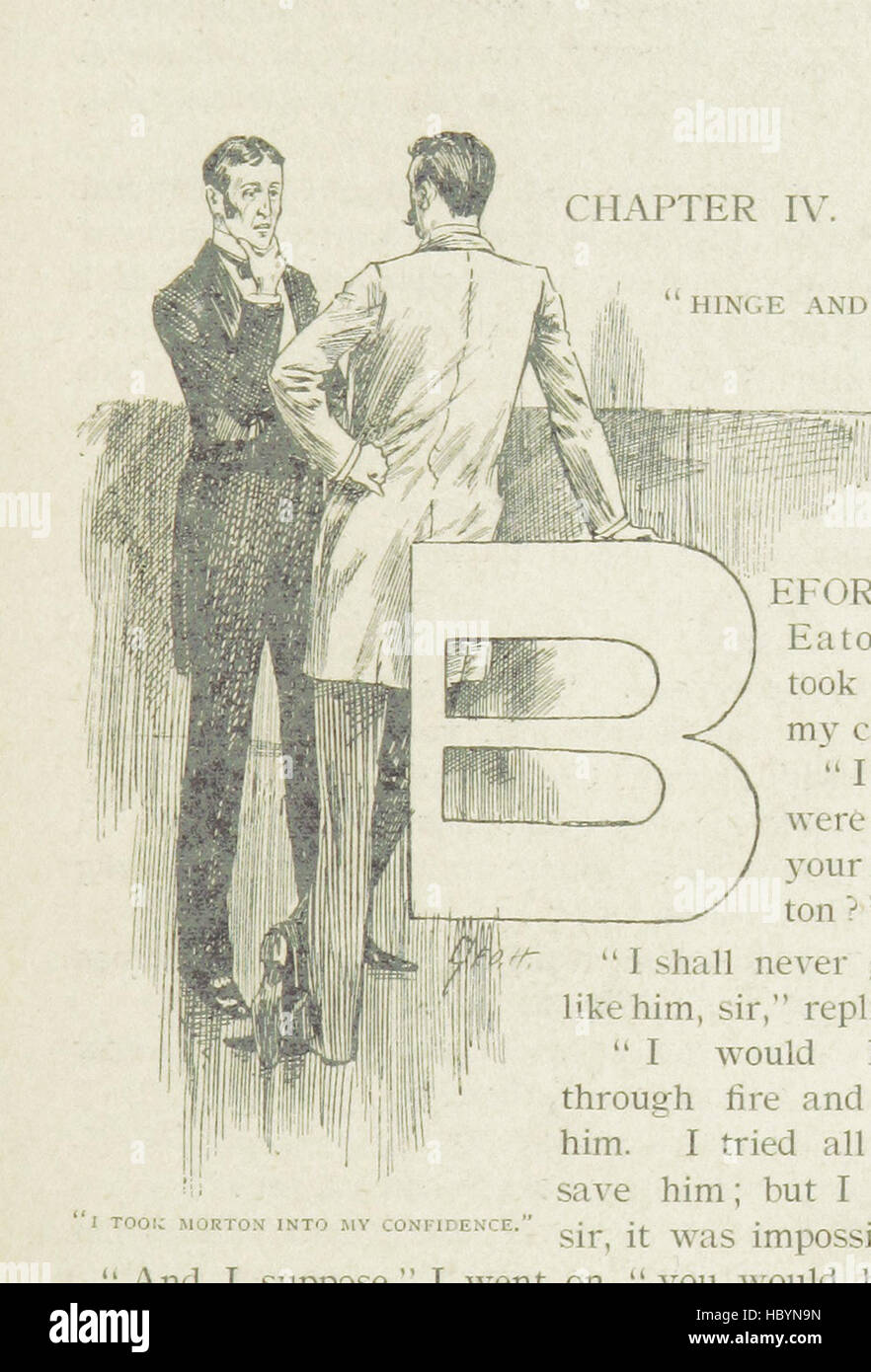 Illustration depicting scenes from a detective story, including ...