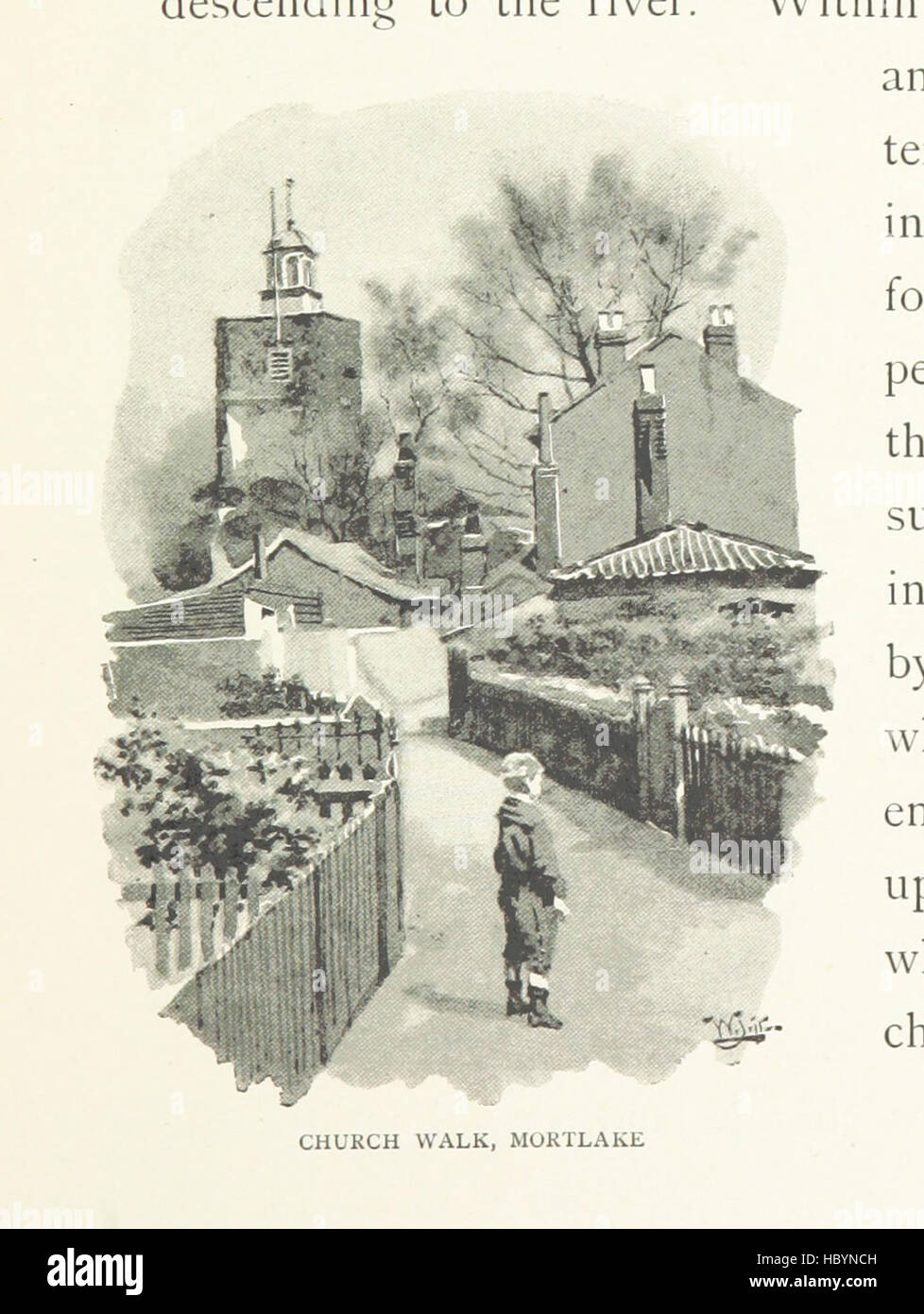 This image from page 285 depicts the suburbs of London, showing streets ...