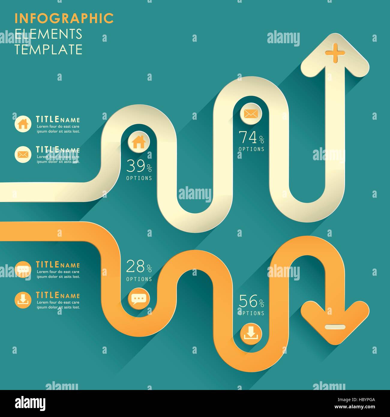 modern vector abstract infographic elements design Stock Vector Image ...