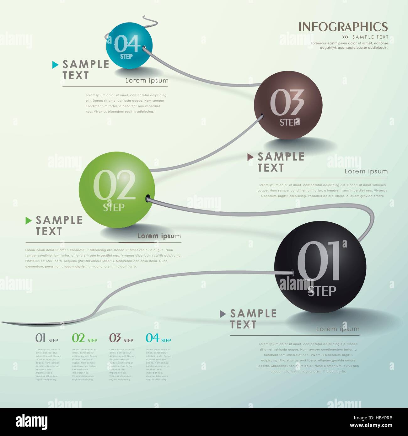 vector abstract 3d ball infographic elements Stock Vector Image & Art ...