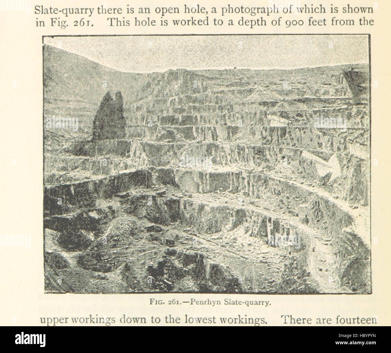 The illustration depicts mining operations, showing miners, tunnels ...