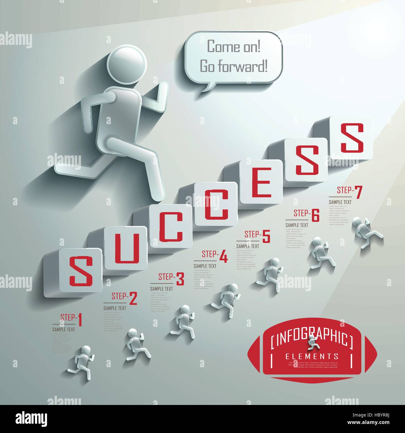 modern vector 3d man symbol abstract infographic elements design Stock ...