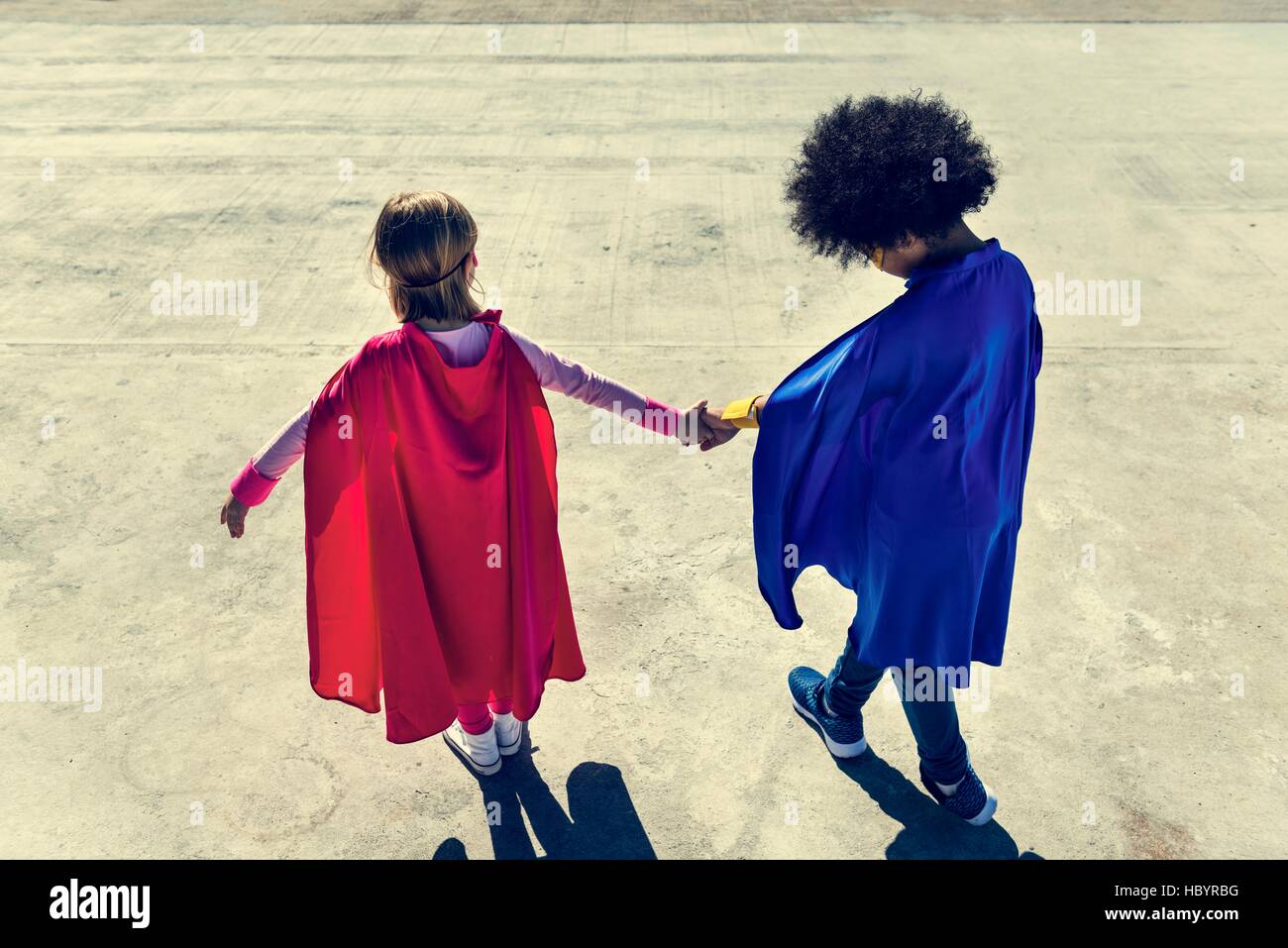 Children Childhood Super Hero Concept Stock Photo - Alamy