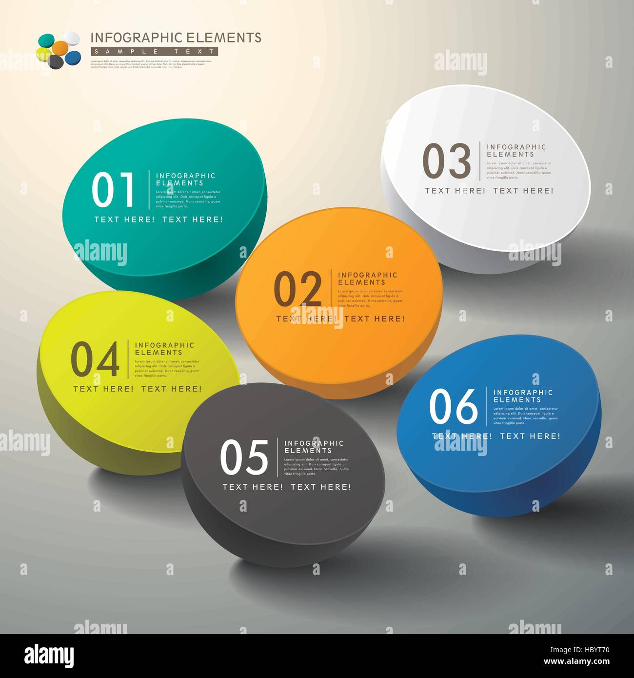 vector abstract 3d infographic elements Stock Vector Image & Art - Alamy