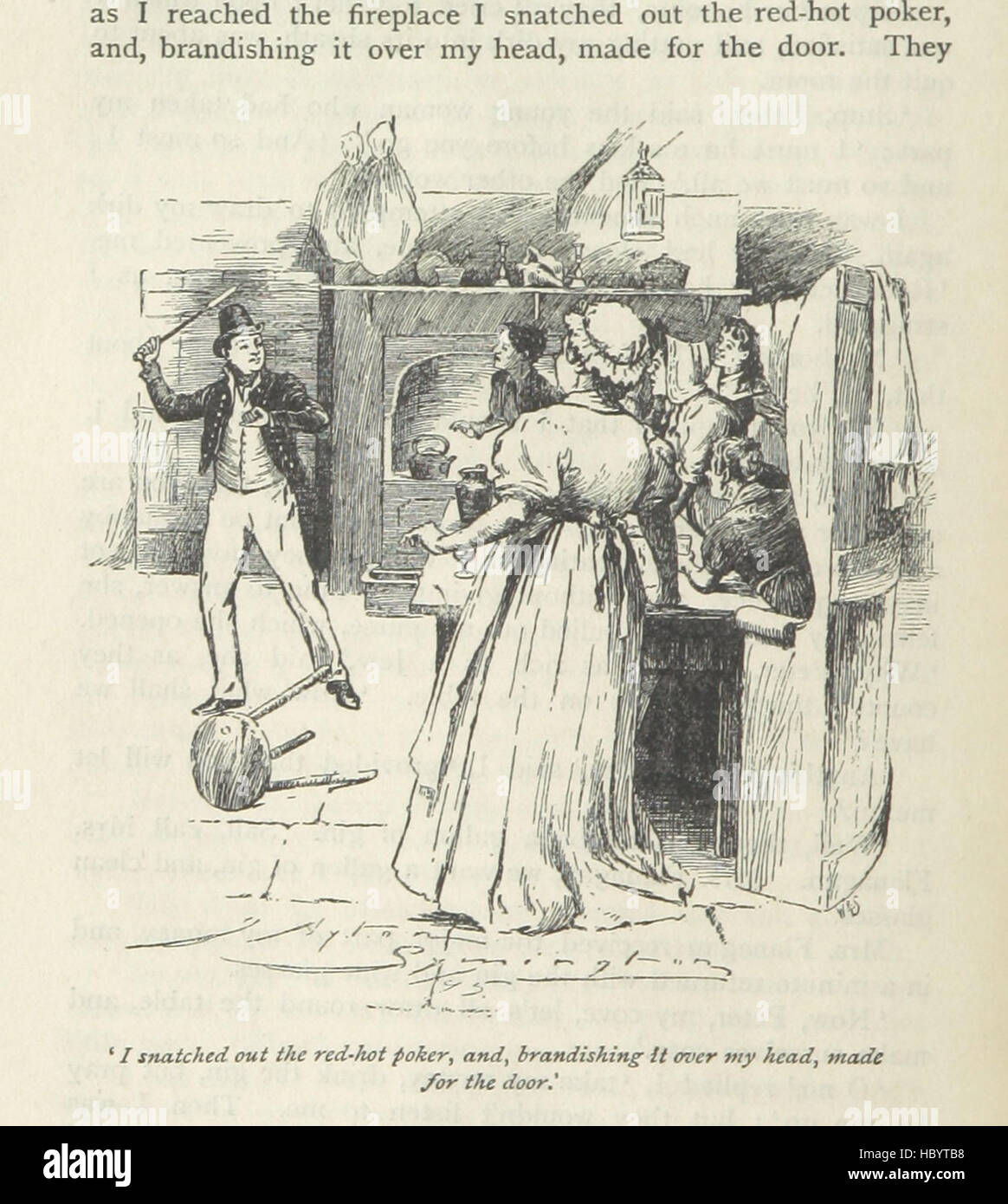 An image from page 100 of 'Peter Simple,' a novel illustrated by J.A ...
