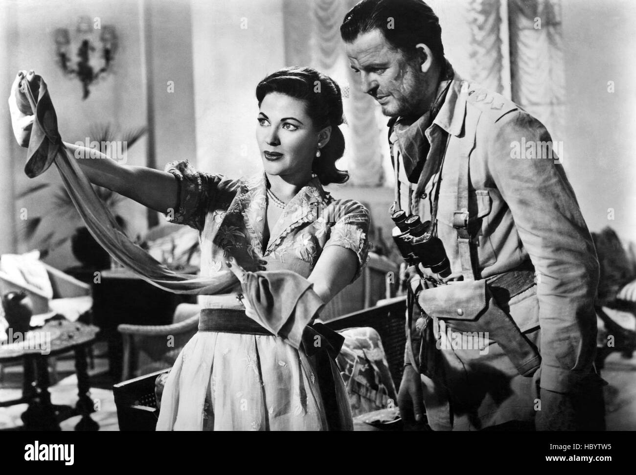 HOTEL SAHARA, from left: Yvonne DeCarlo, David Tomlinson, 1951 Stock ...