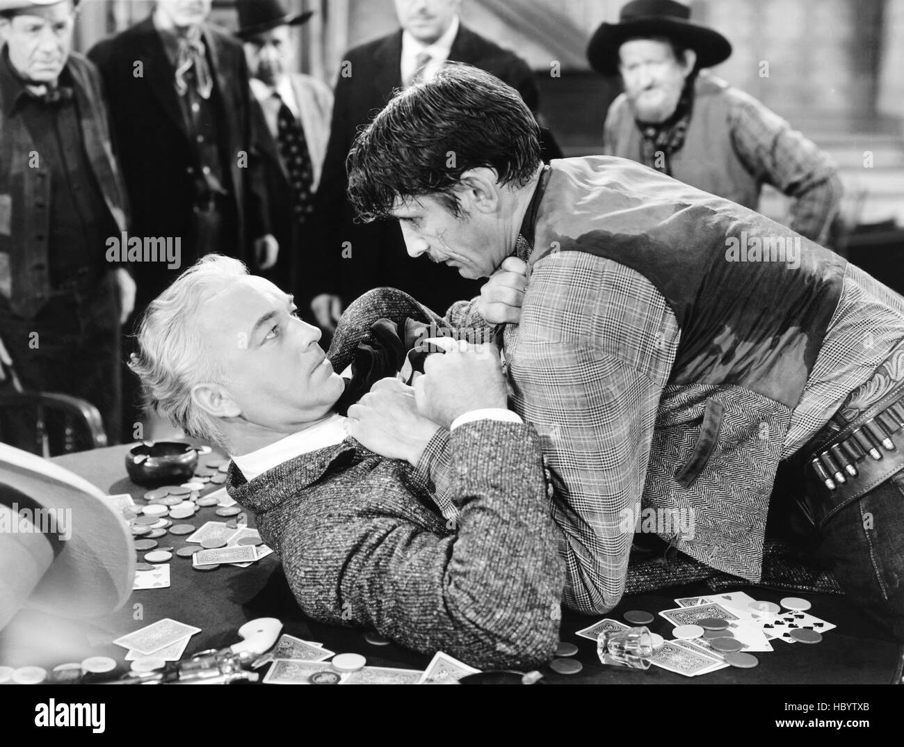 HOPPY SERVES A WRIT, from left: William Boyd, Victor Jory, 1943 Stock ...