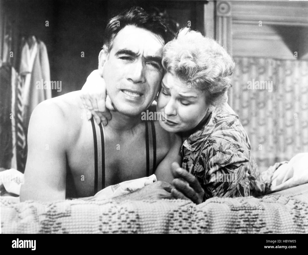 HOT SPELL, from left: Anthony Quinn, Shirley Booth, 1958 Stock Photo ...