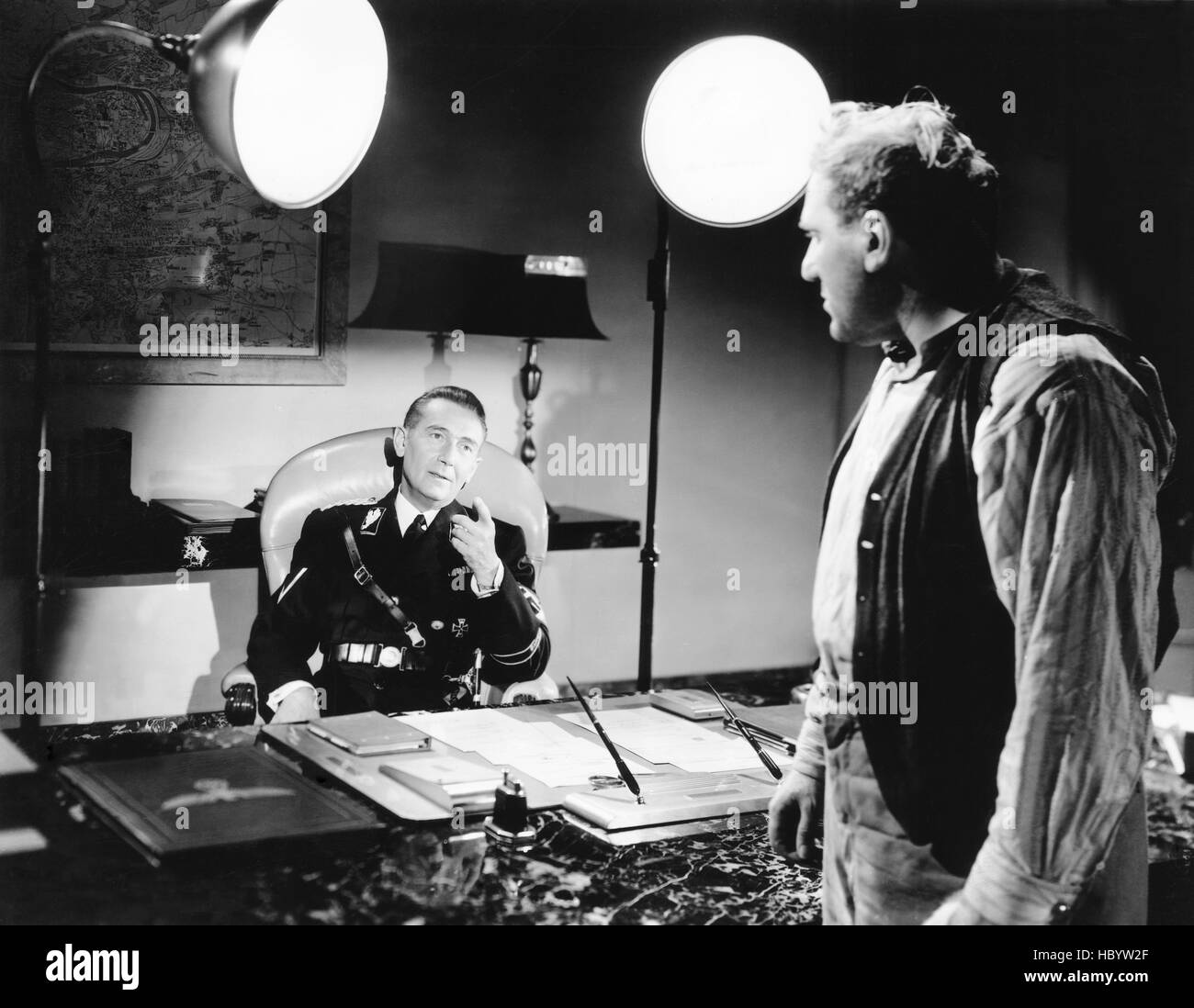 HOSTAGES, from left: Paul Lukas, William Bendix, 1943 Stock Photo - Alamy