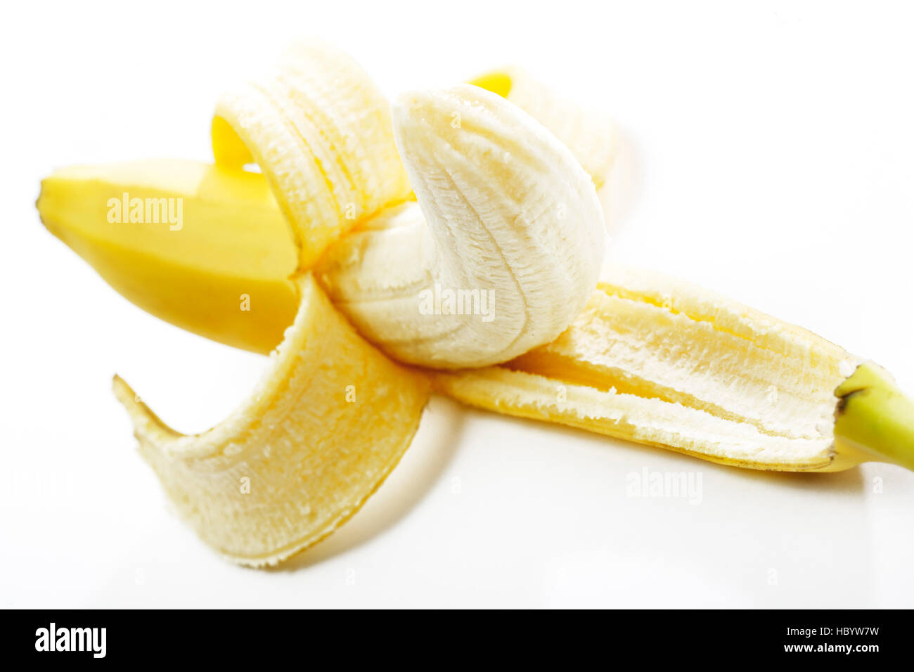 A peeled banana Stock Photo - Alamy