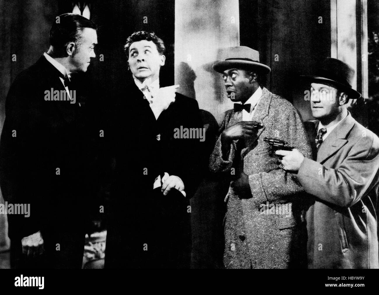 HOLD THAT BLONDE, from left: Donald MacBride, Eddie Bracken, Willie ...