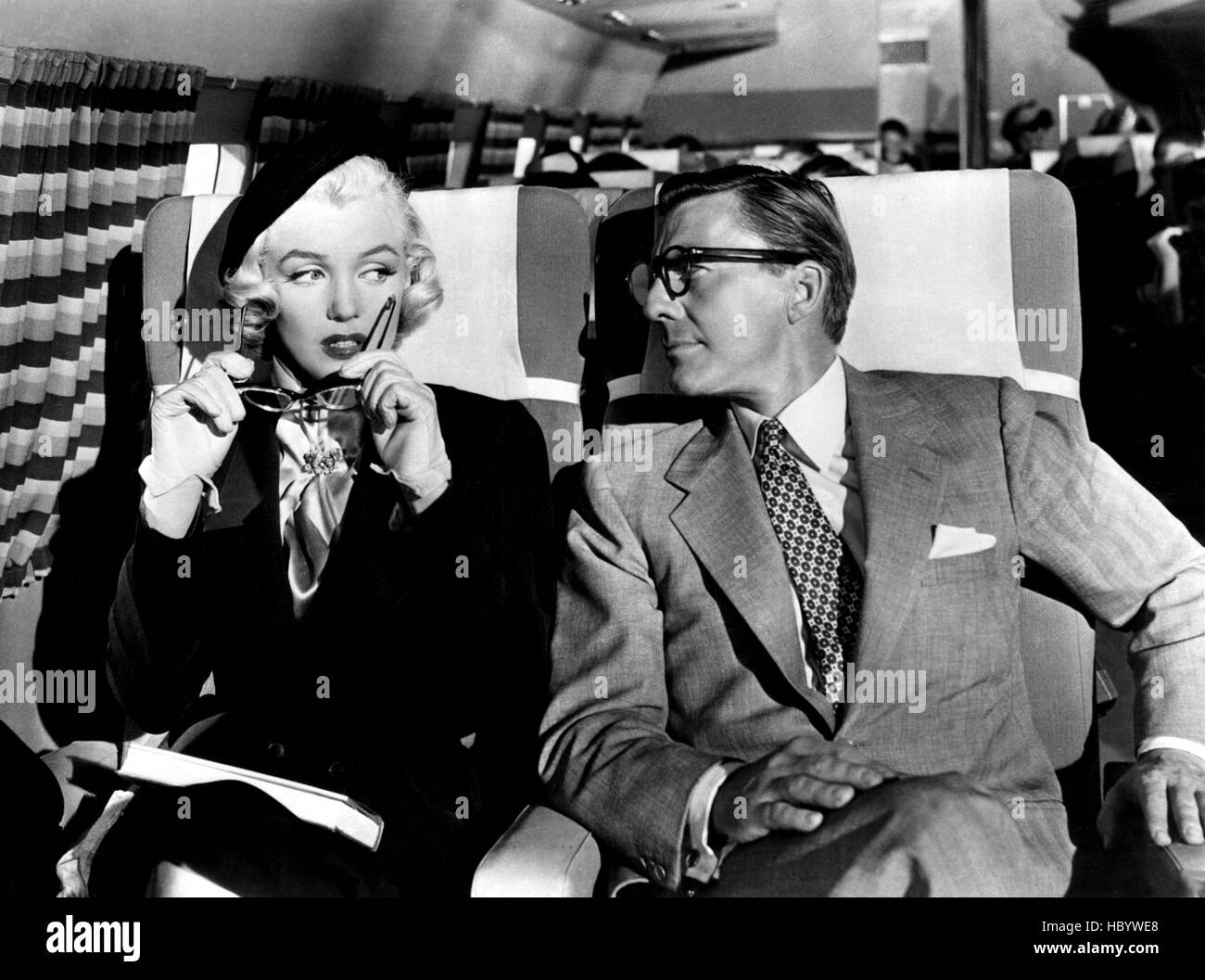 Marilyn how to marry a millionaire Black and White Stock Photos ...