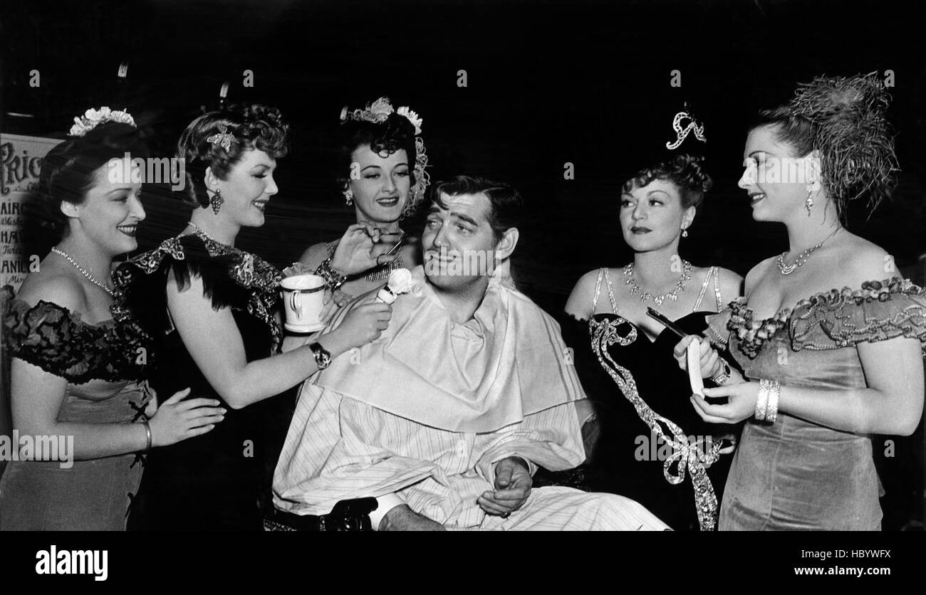 HONKY TONK, Veda Ann Borg, Clark Gable, Claire Trevor, 1941 Stock Photo ...