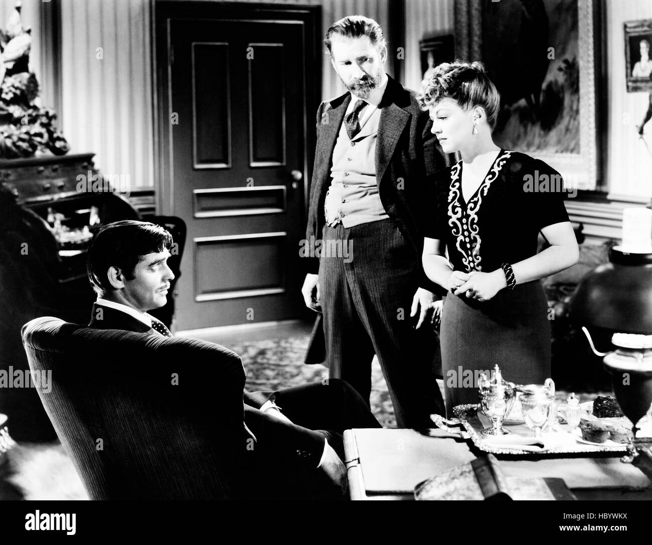 HONKY TONK, from left: Clark Gable, Chill Wills, Claire Trevor, 1941 ...