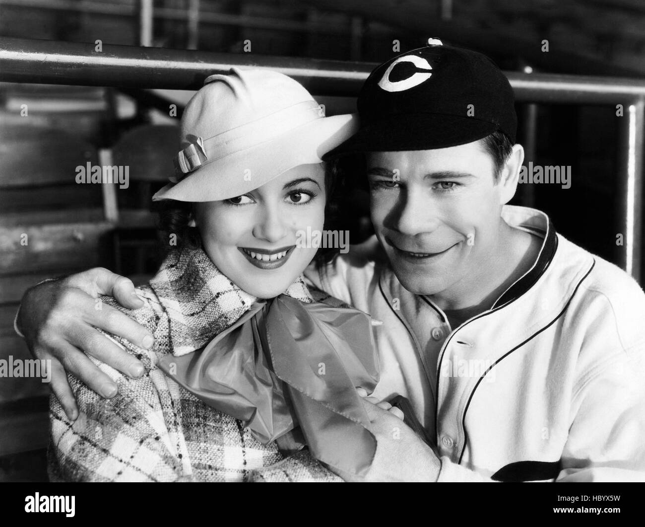 ALIBI IKE, Olivia de Havilland, Joe E. Brown, 1935 Stock Photo - Alamy