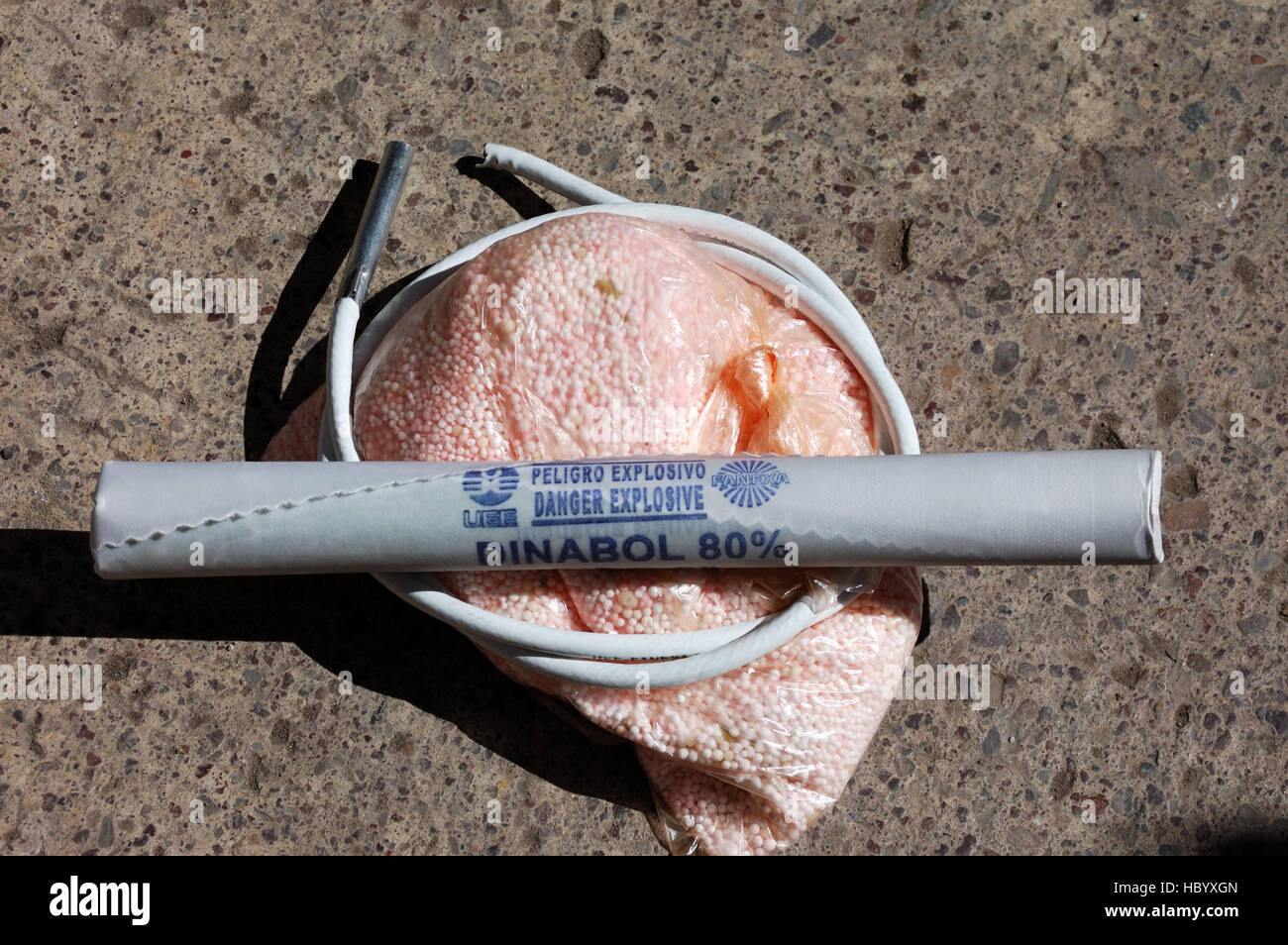 Dynamite Stick Exploding