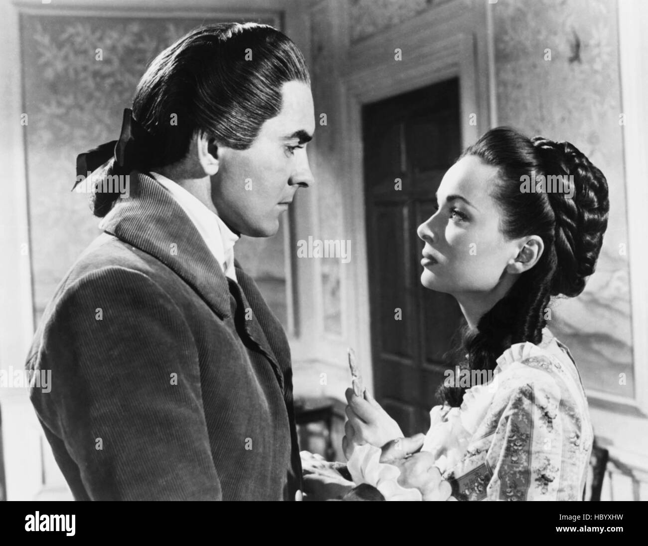 I'LL NEVER FORGET YOU, from left: Tyrone Power, Ann Blyth, 1951, TM ...
