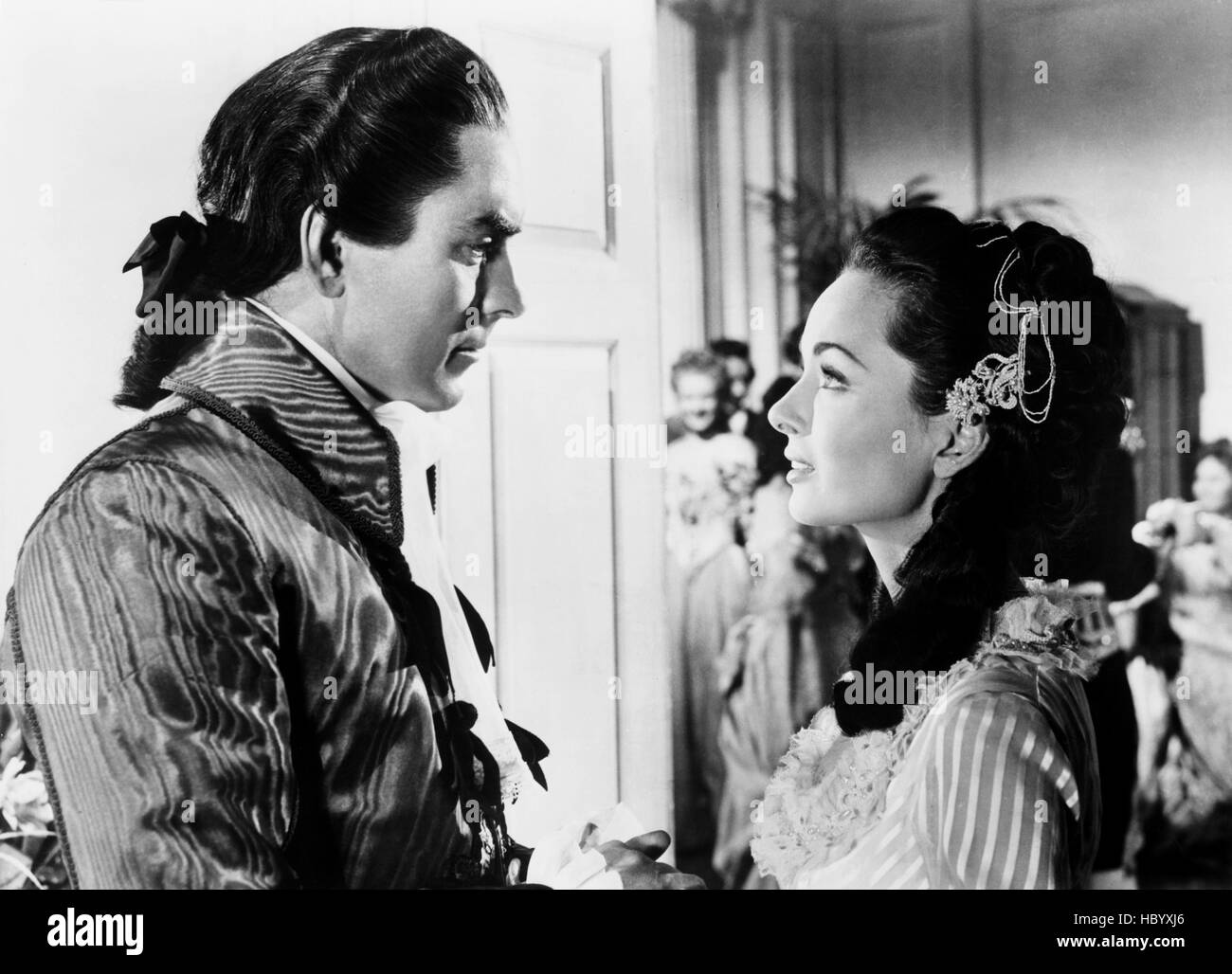 I'LL NEVER FORGET YOU, from left: Tyrone Power, Ann Blyth, 1951, TM ...