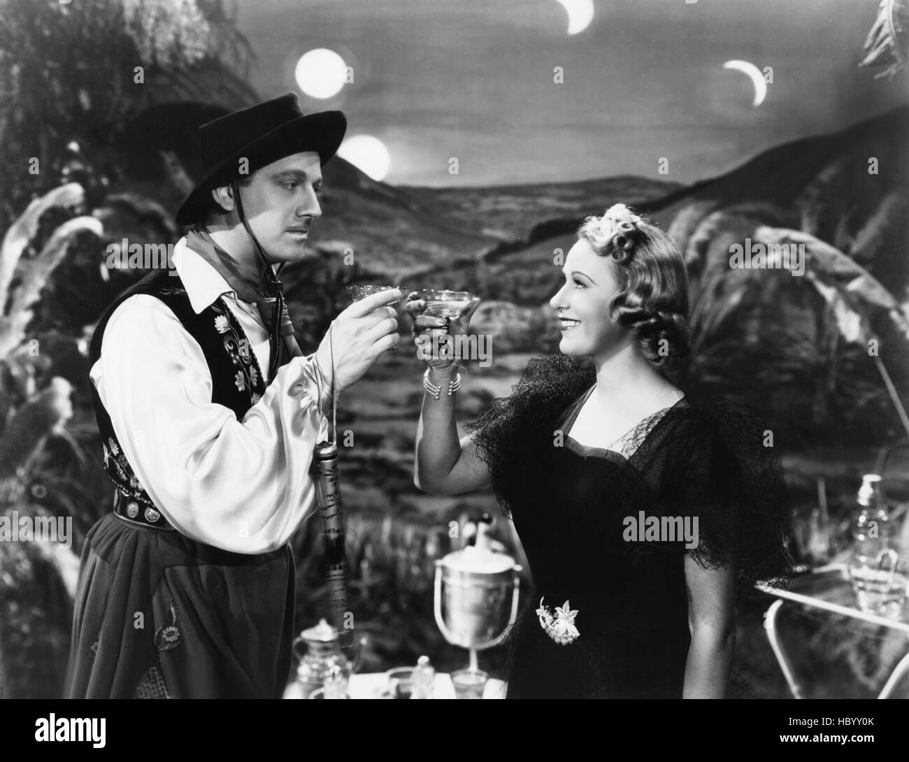I'LL TAKE ROMANCE, from left, Melvyn Douglas, Grace Moore, 1937 Stock ...