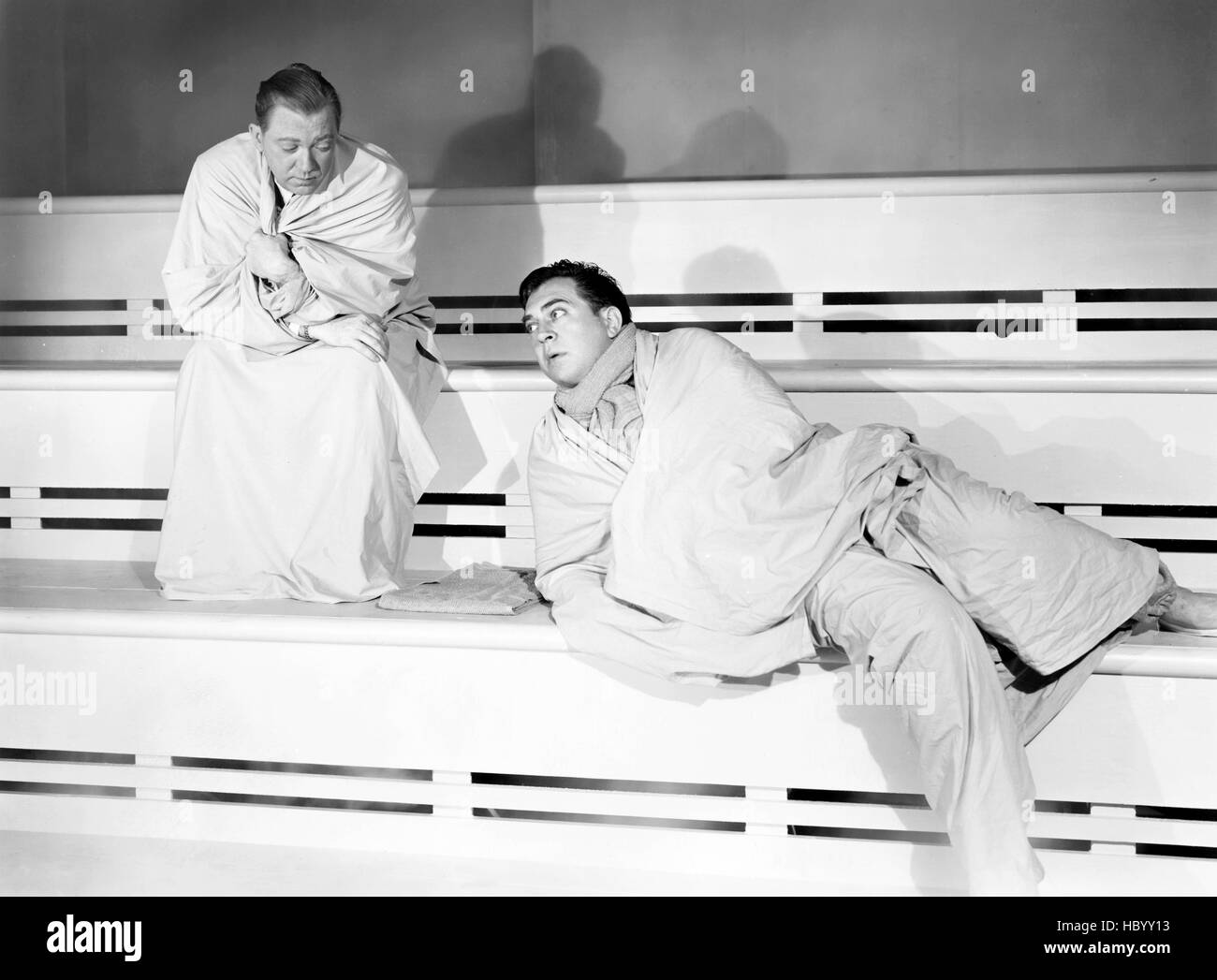I'LL TELL THE WORLD, from left, Lee Tracy, Thomas Gomez, 1945 Stock ...