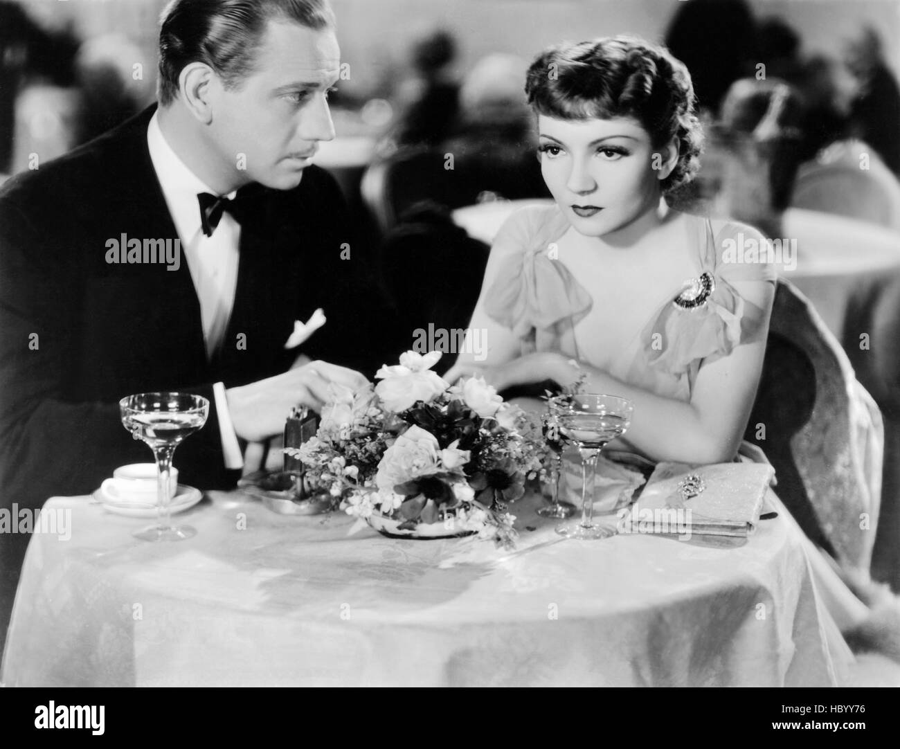I MET HIM IN PARIS, from left: Melvyn Douglas, Claudette Colbert, 1937 ...