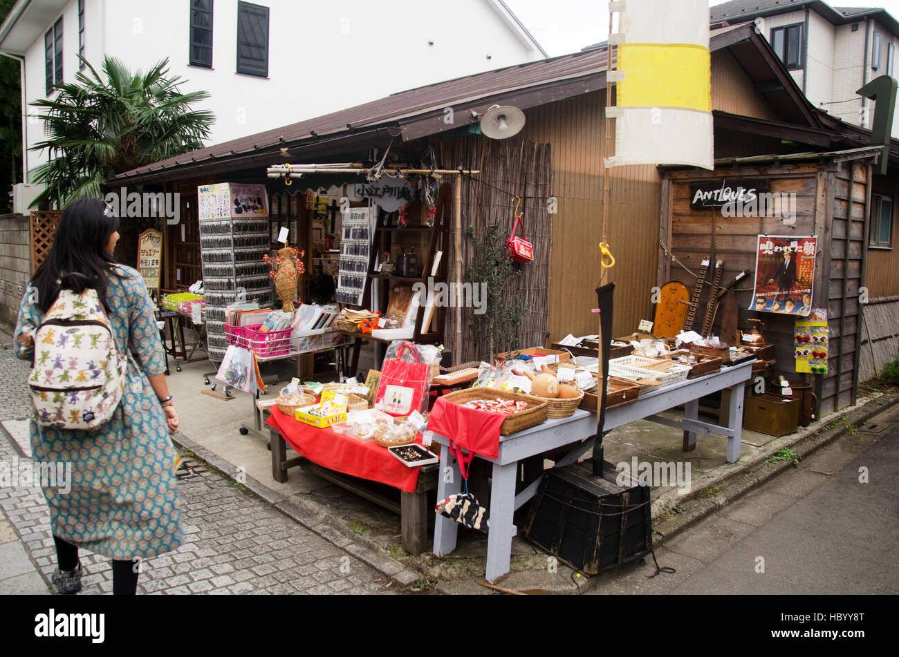 Thai woman visit and buy snack and candy alley japanese style called ...