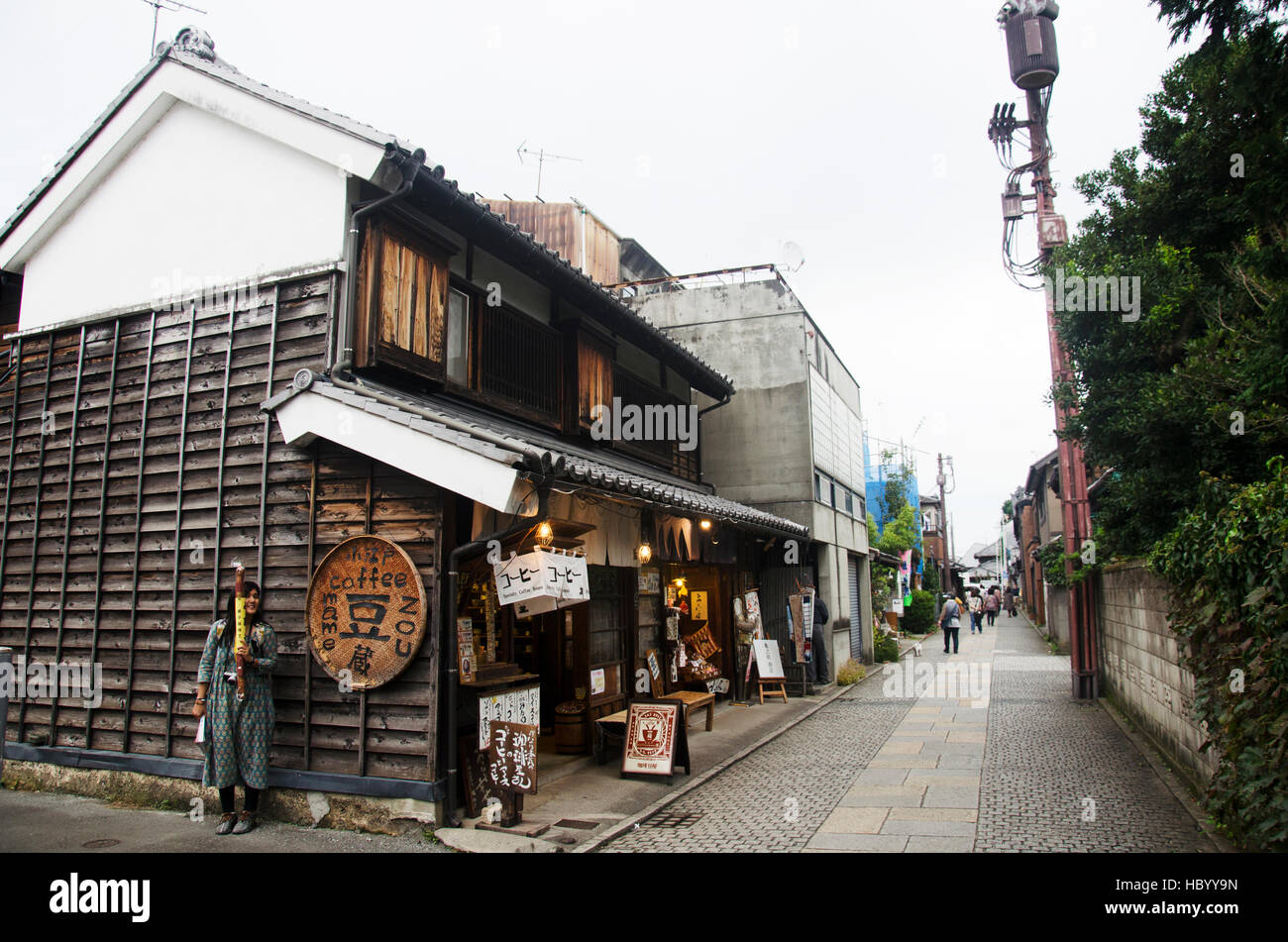 Thai woman visit and buy snack and candy alley japanese style called ...