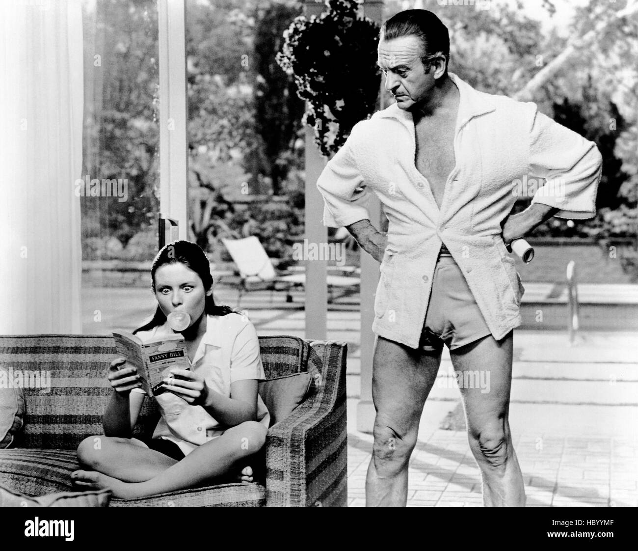 THE IMPOSSIBLE YEARS, from left, Darleen Carr, David Niven, 1968 Stock ...