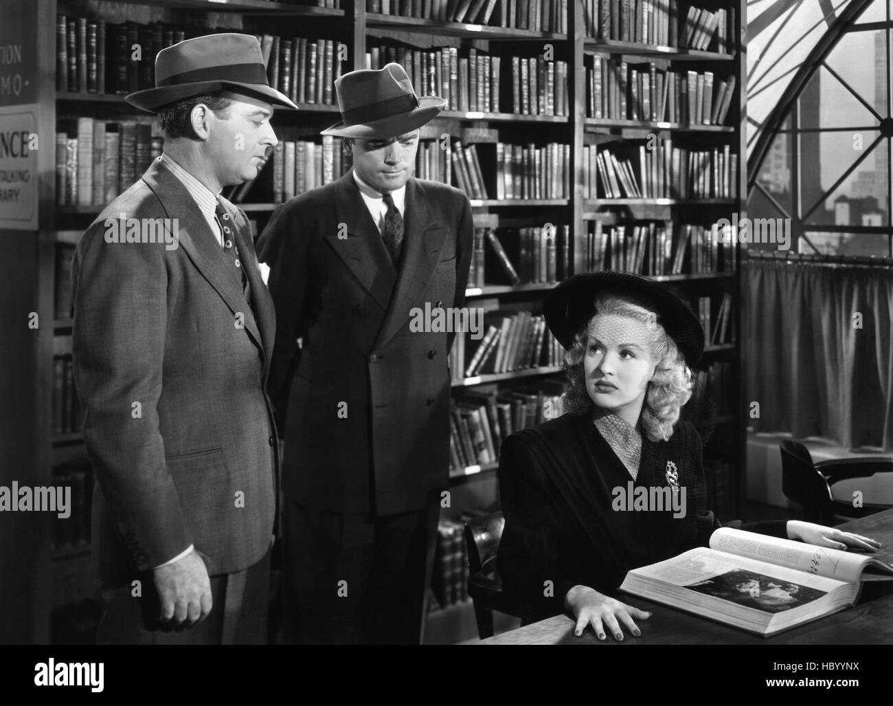 I WAKE UP SCREAMING, left and right, William Gargan, Betty Grable, 1941 ...