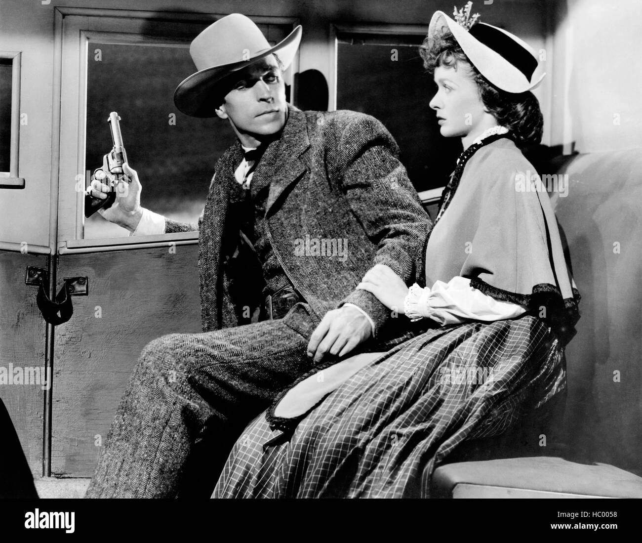 THE JAMES BROTHERS OF MISSOURI, from left, Keith Richards, Noel Neill ...