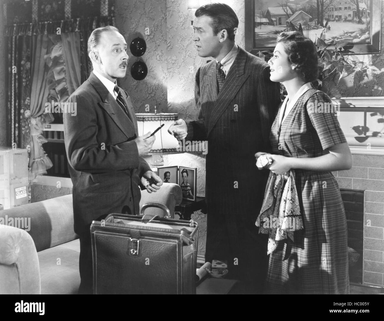 THE JACKPOT, from left: John Qualen, James Stewart, Barbara Hale, 1950 ...