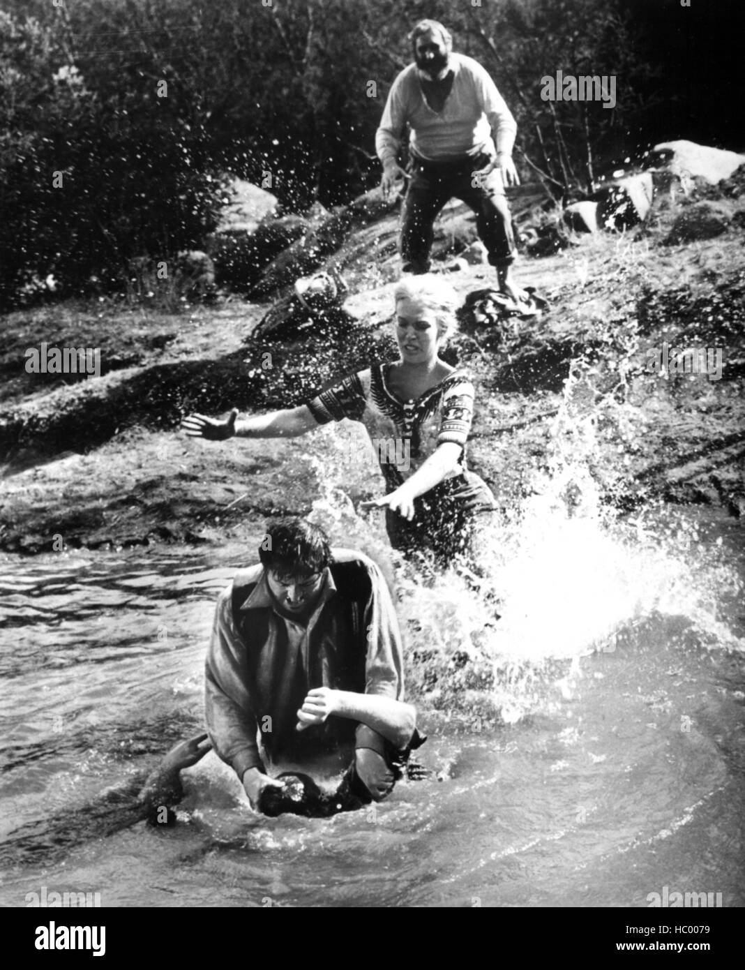 THE JACKALS, John Whitely (being drowned), Patrick Mynhardt, Diana ...