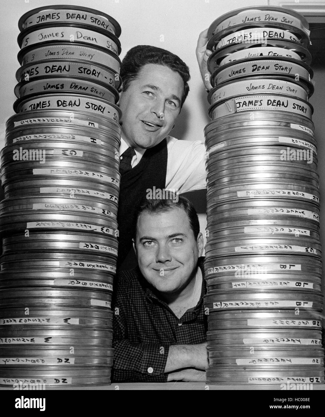 JAMES DEAN STORY, Producers George W. George(top)and Robert Altman ...