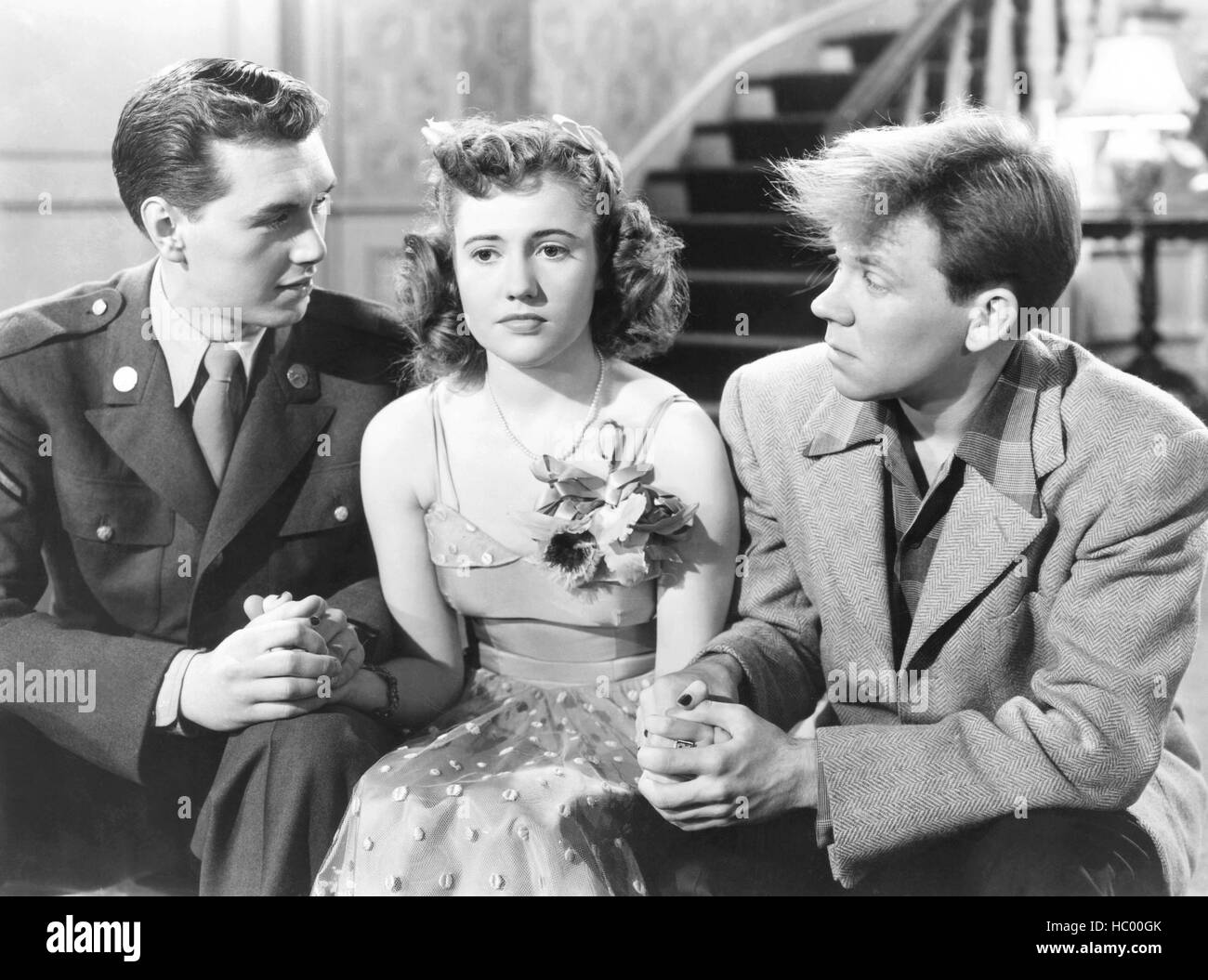 JANIE, from left: Robert Hutton, Joyce Reynolds, Richard Erdman, 1944 ...