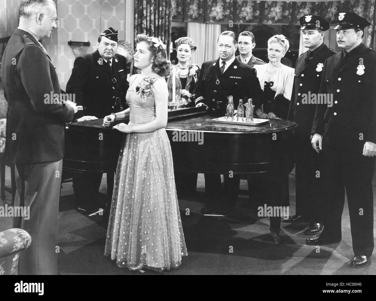 JANIE, face to face from left: Russell Hicks, Joyce Reynolds, rear from ...