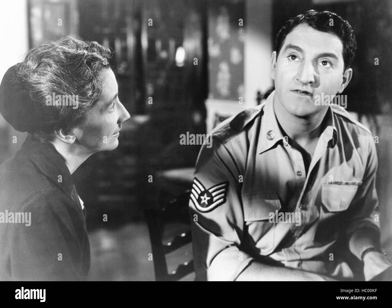 THE JAZZ SINGER, from left: Mildred Dunnock, Danny Thomas, 1952 Stock ...