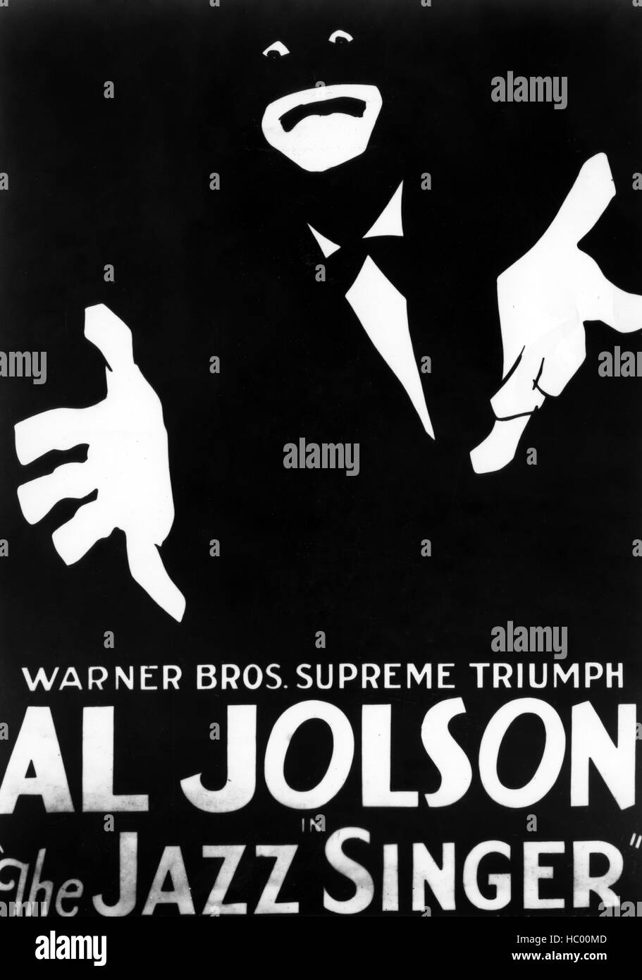 THE JAZZ SINGER, Al Jolson, 1927 Stock Photo - Alamy