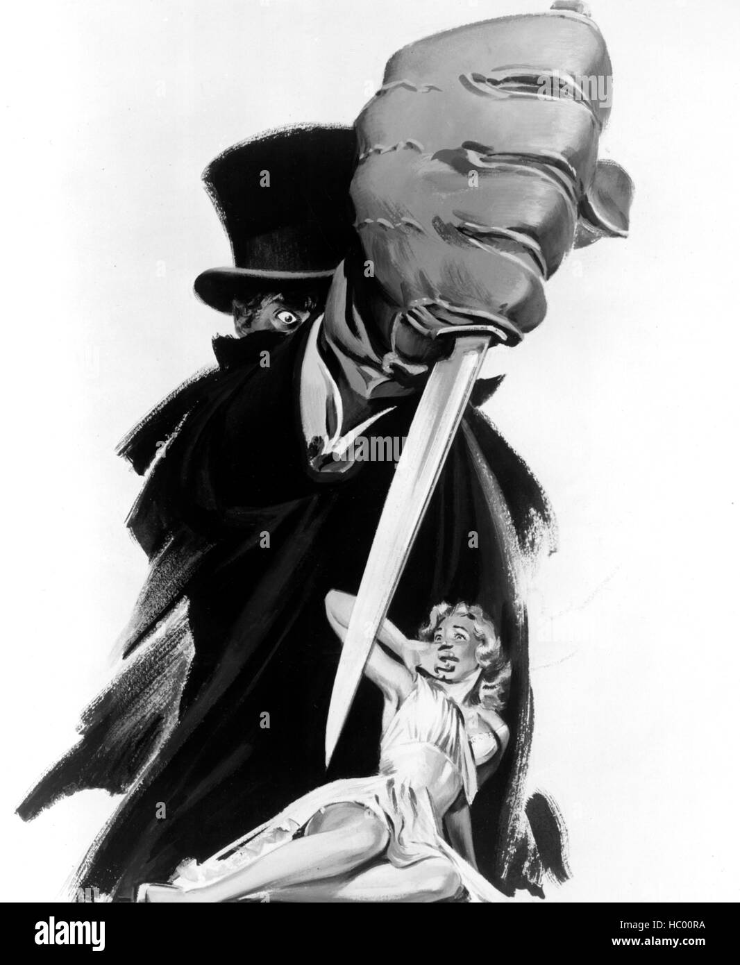 JACK THE RIPPER, artist's conception; ad art, 1959 Stock Photo - Alamy