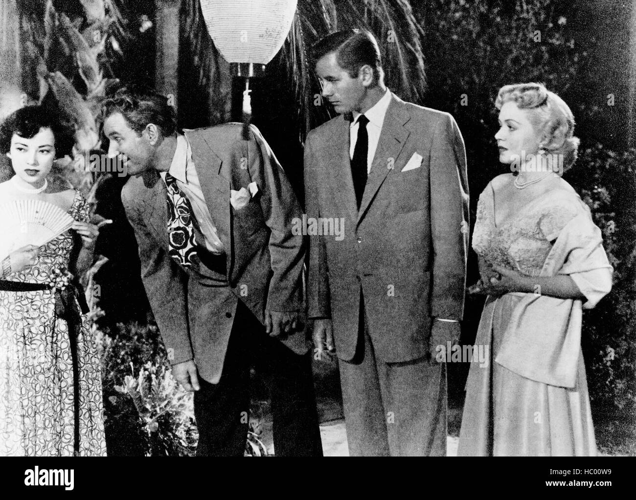 JAPANESE WAR BRIDE, from left: Shirley Yamaguchi, George Wallace, Don ...