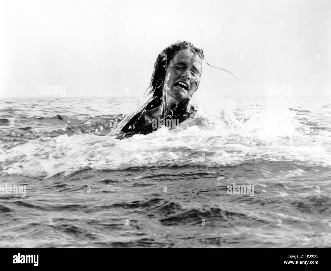 Susan backlinie jaws Black and White Stock Photos & Images - Alamy
