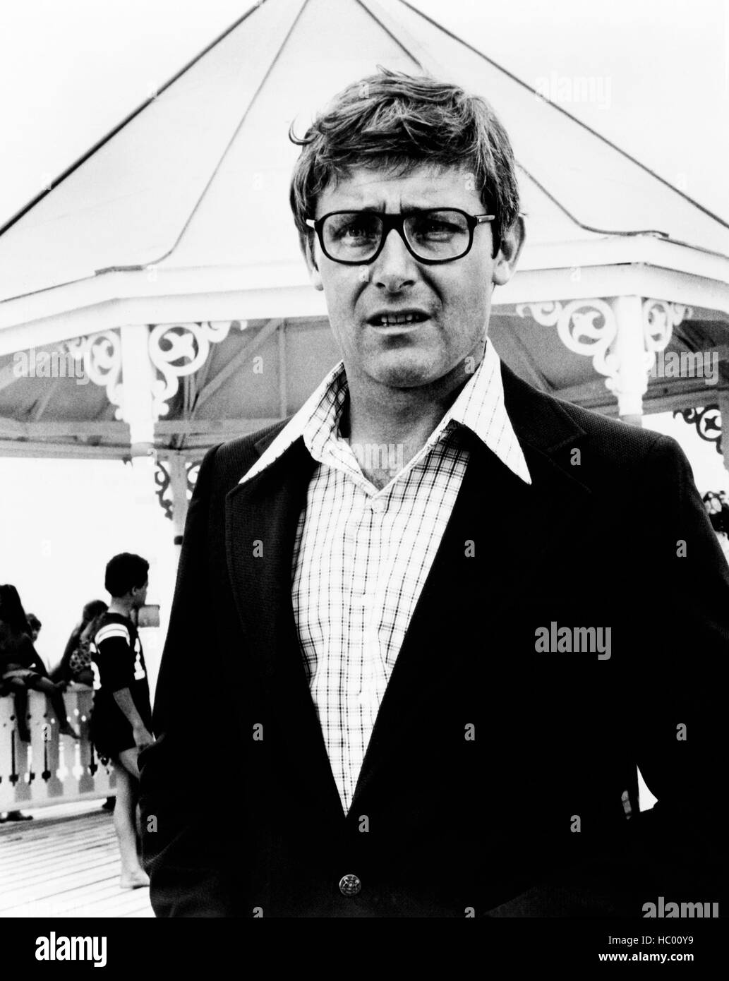 JAWS, author Peter Benchley, playing a bit part, on location in Martha ...