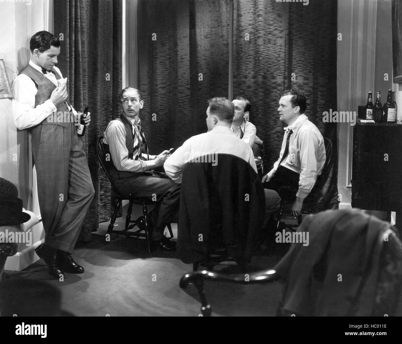 JEALOUSY, first two from left: George Murphy, Arthur Hohl, 1934 Stock ...