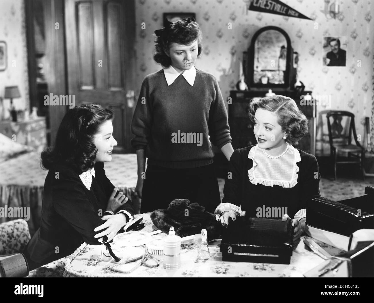 JUNE BRIDE, from left, Barbara Bates, Betty Lynn, Bette Davis, 1948 ...