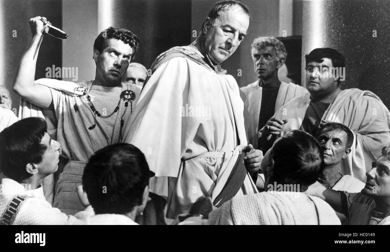 JULIUS CAESAR, 1953 Louis Calhern, Edmond O'Brien Stock Photo - Alamy