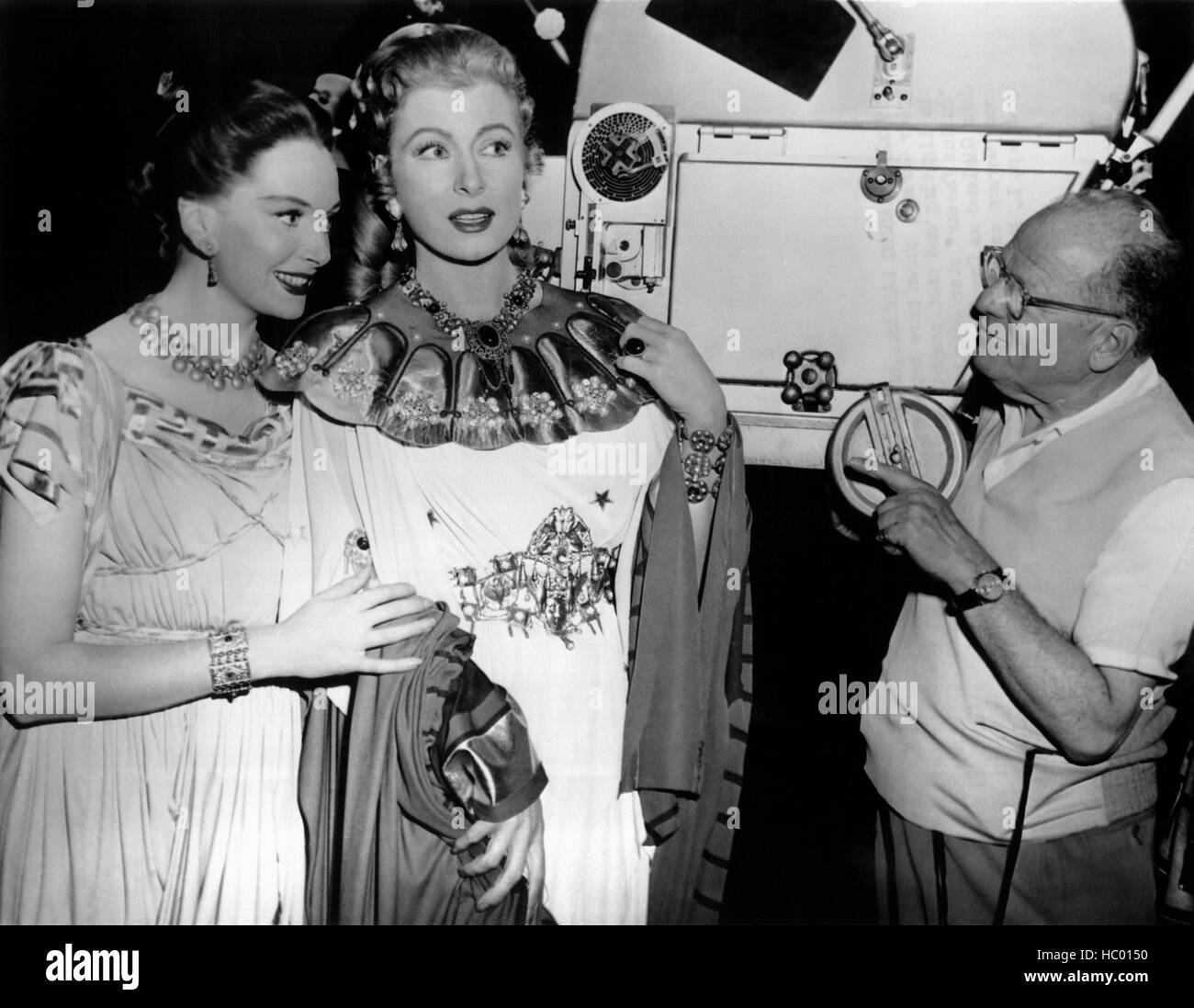 JULIUS CAESAR, Deborah Kerr, Greer Garson, cameraman Joe Ruttenberg ...