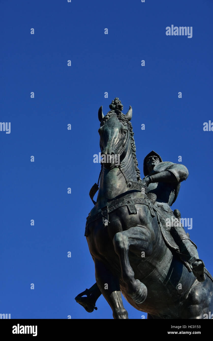 Bartolomeo Colleoni, a powerful italian soldier of fortune, equestrian ...