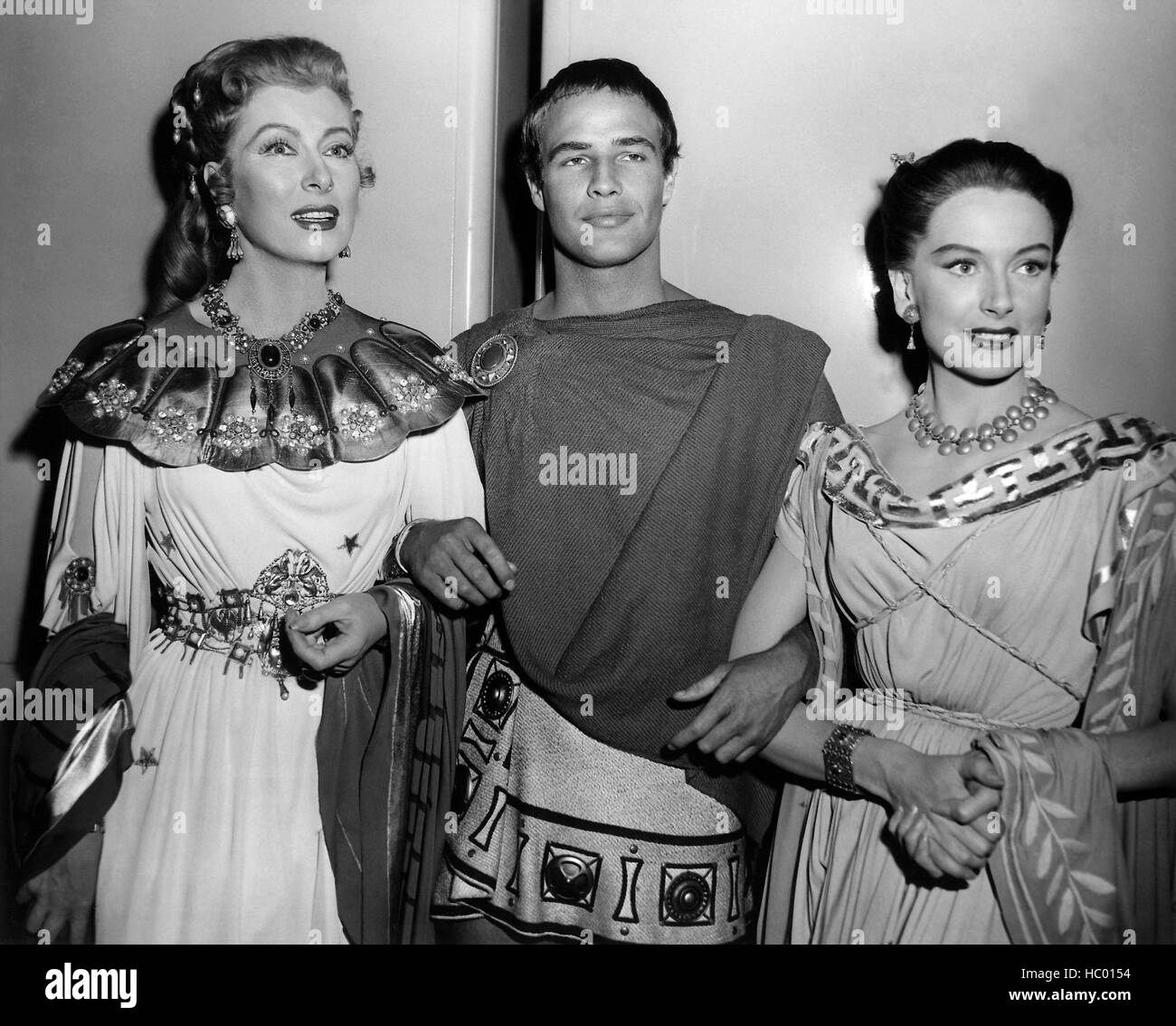 JULIUS CAESAR, Greer Garson, Marlon Brando, Deborah Kerr, 1953 Stock ...