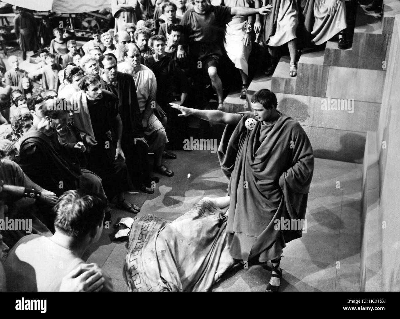 JULIUS CAESAR, Marlon Brando, 1953 Stock Photo - Alamy
