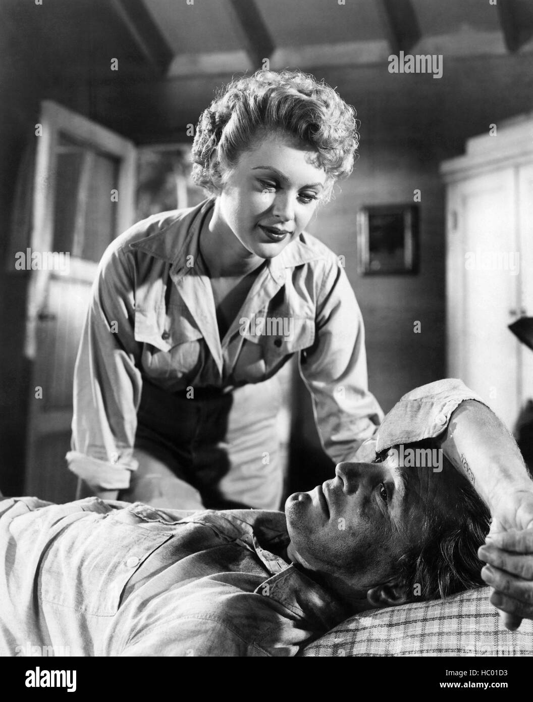 THE JUGGLER, Kirk Douglas, Milly Vitale, 1953 Stock Photo - Alamy