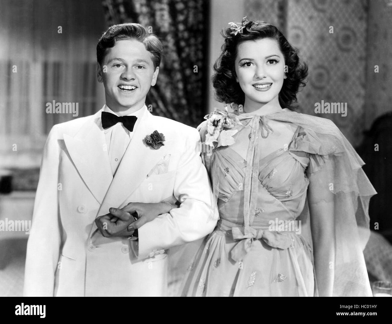 JUDGE HARDY AND SON, Mickey Rooney, Ann Rutherford, 1939 Stock Photo ...